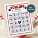 50 Bowling Bingo Cards, Bowling Party Game, Kid's Printable Bowling ...