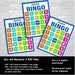 Alphabet Bingo Game, 50 Upper Case Cards (PDF Files) - Etsy