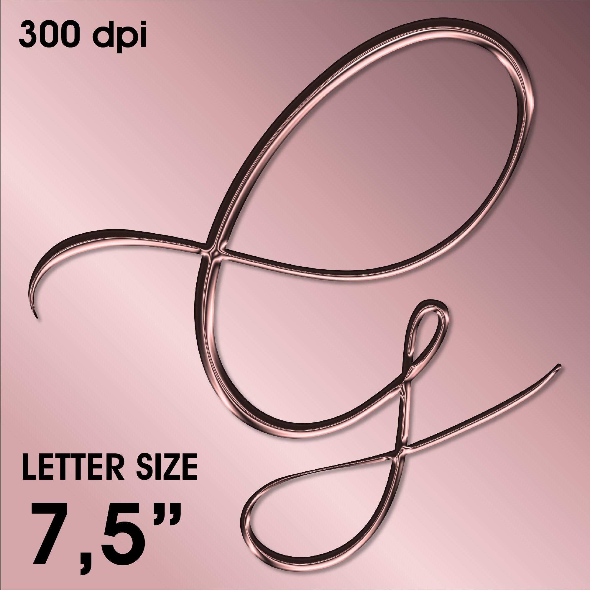 Pink Chrome Cursive Alphabet Clipart, PNG Clipart, Pink Chrome Cursive ...