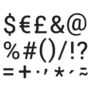 Black Chrome Alphabet Clipart, PNG Clip Art, Black Chrome Letters ...