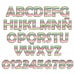 4 Watermelon Alphabets Clipart, PNG Digital Clip Art, Watermelon ...