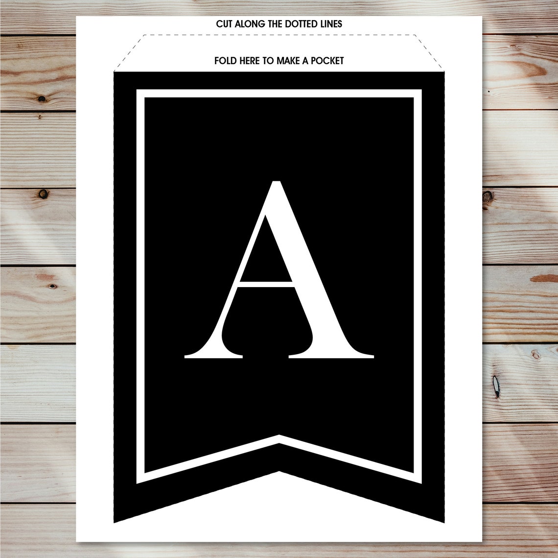 Printable DIY Banner, Letters, Numbers, Punctuation (PDF Download) - Etsy