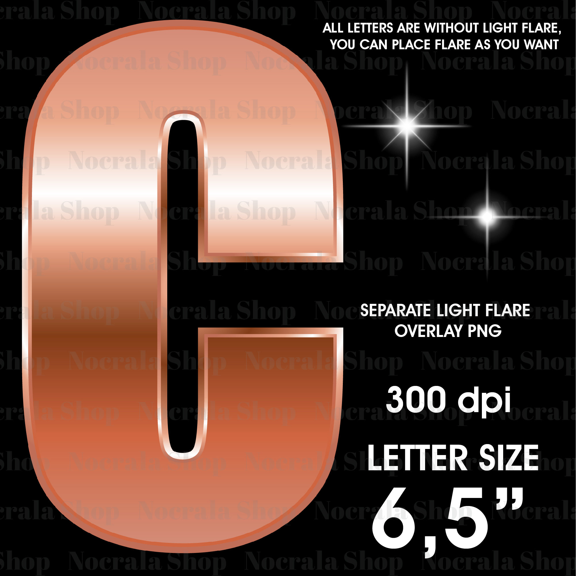 Copper Metallic Alphabet Clipart, Copper Foil Alphabet , Copper Digital ...