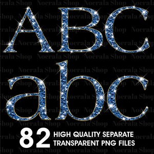 Blue Diamond Alphabet Clipart, PNG Digital Clip Art, Blue Diamond ...