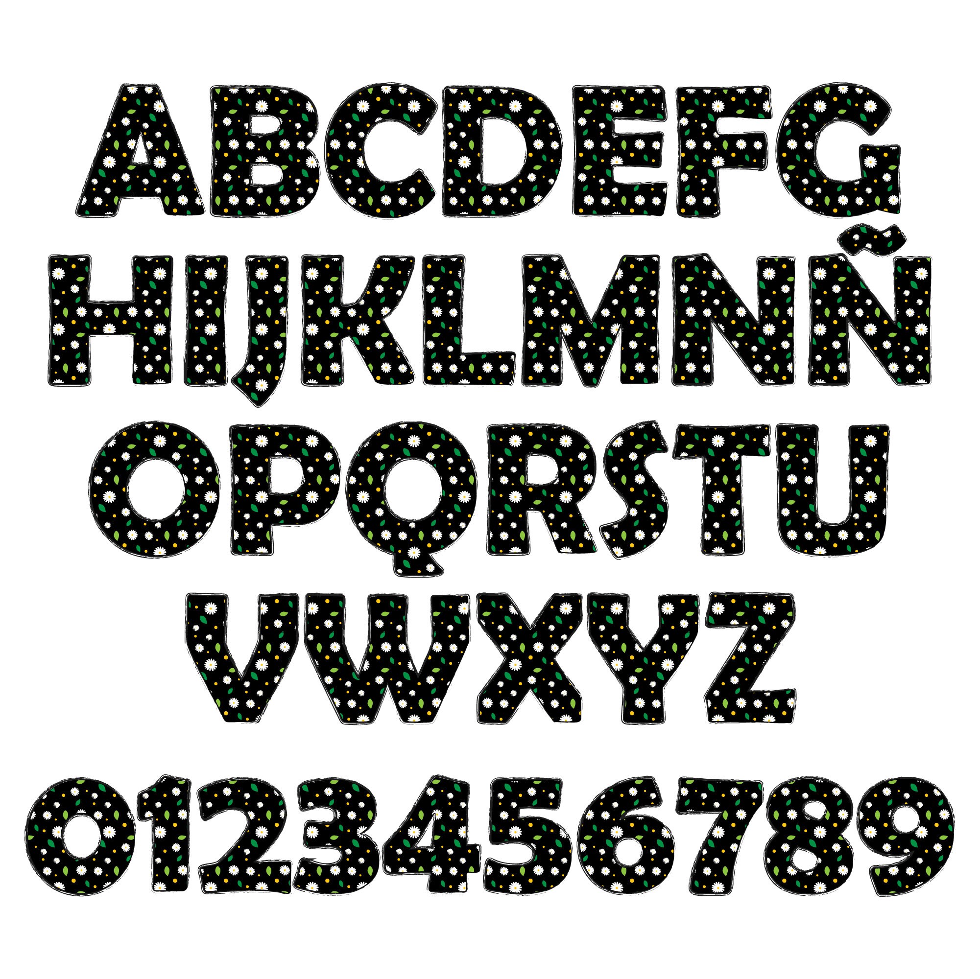 4 Bee Alphabets Clipart, PNG Digital Clip Art, Bee Letters Bundle, Cute ...