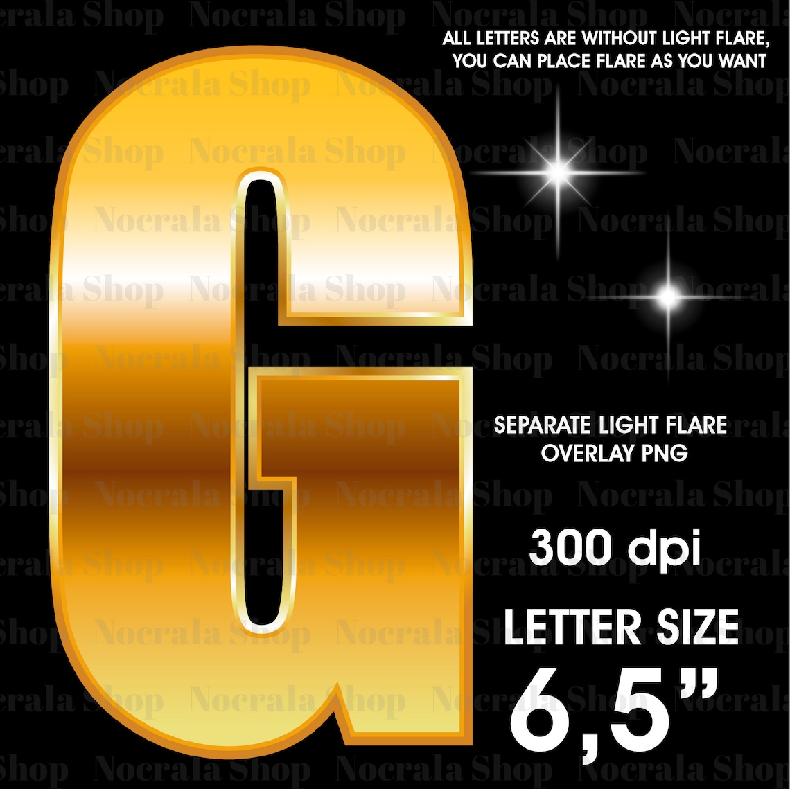 Gold Metallic Alphabet Clipart, Gold Foil Alphabet PNG, Gold Digital ...