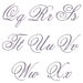 Purple Glitter Cursive Alphabet Clipart, PNG Clip Art, High Shine ...