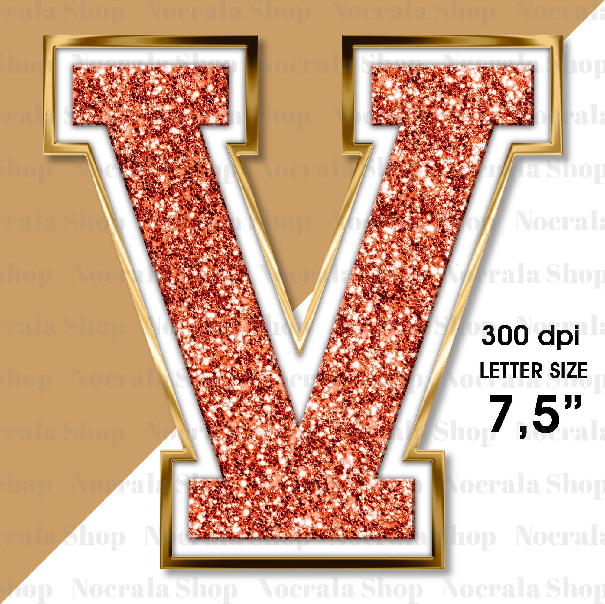 Boho Color Varsity Alphabet Clipart Letter and Number Clip - Etsy