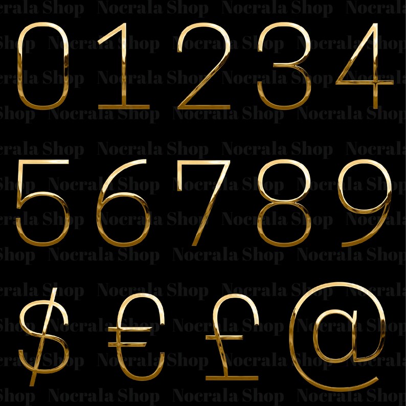 Gold Chrome Thin Alphabet Clipart, PNG Clip Art, Gold Chrome Thin ...