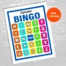 50 Upper Case Bingo Cards, 1 or 2 per Page, Fun Party Game, Classroom ...