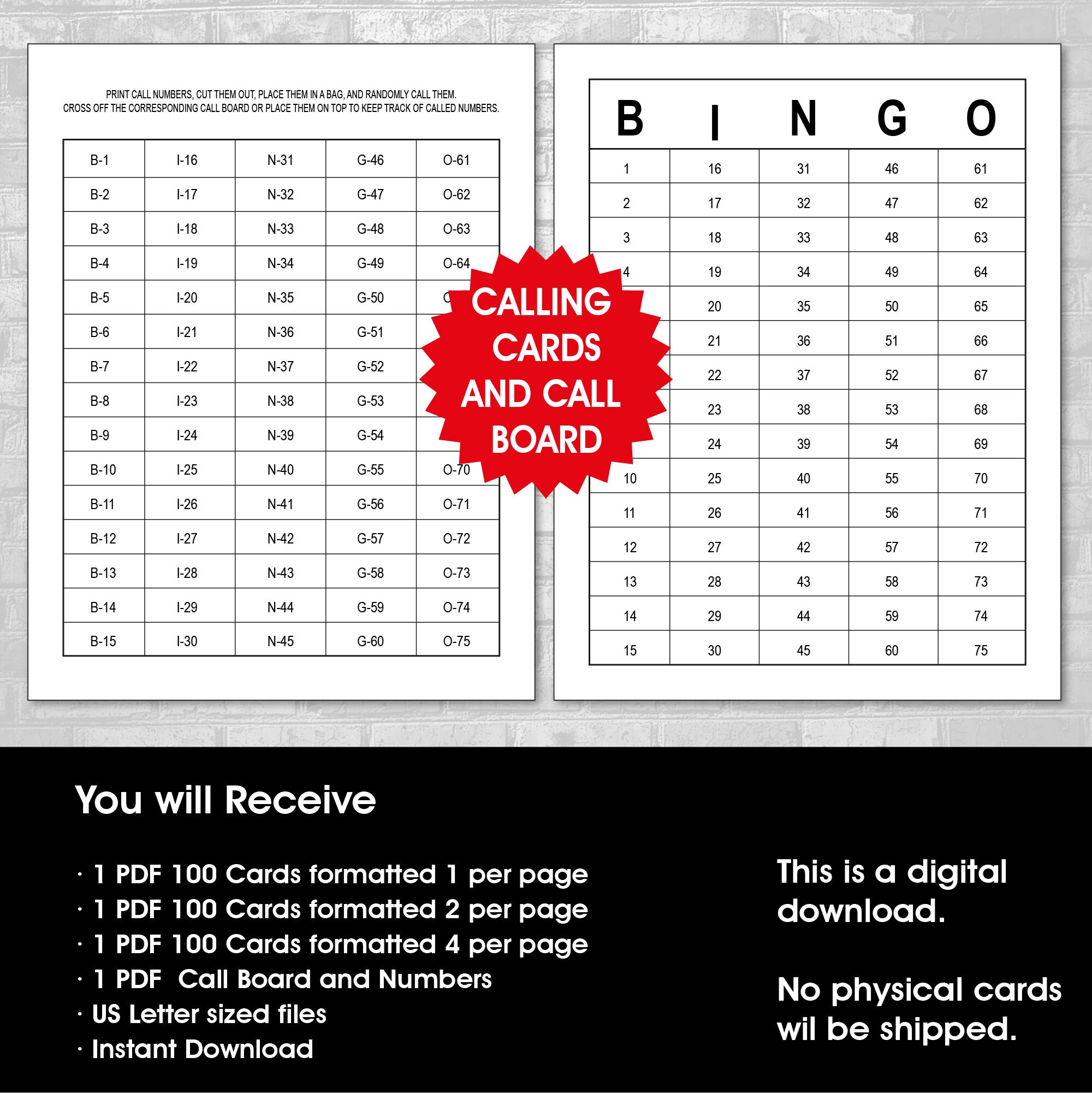 100 Happy 80th Birthday Bingo Cards, 1, 2 or 4 per Page, Fun Party Game ...