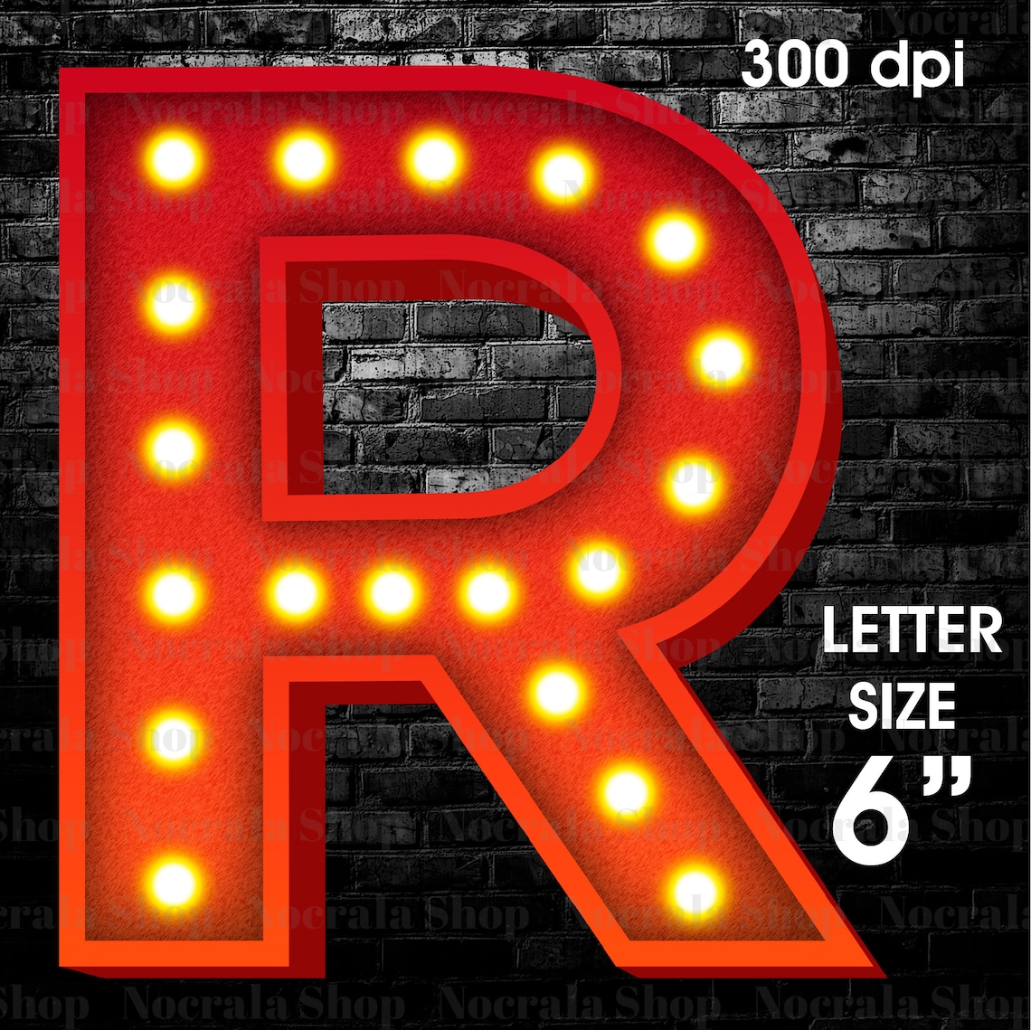 Red Marquee Alphabet Clipart, Marquee Letters & Numbers, PNG Clipar ...