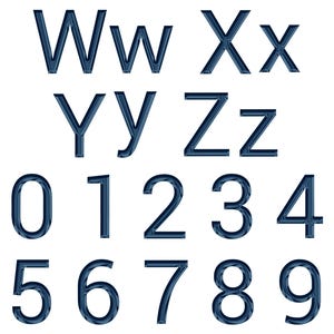 Navy Blue Chrome Alphabet Clipart, PNG Clip Art, Navy Blue Chrome ...