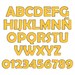 4 Bee Alphabets Clipart, PNG Digital Clip Art, Bee Letters Bundle, Cute ...