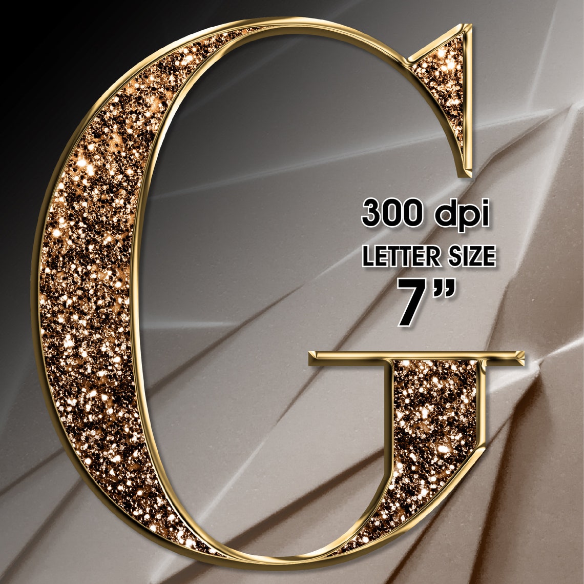 Gold Glitter Glam Alphabet Clipart, PNG Digital Clip Art, Bling Alphabet, Sparkling Gold Foil ...