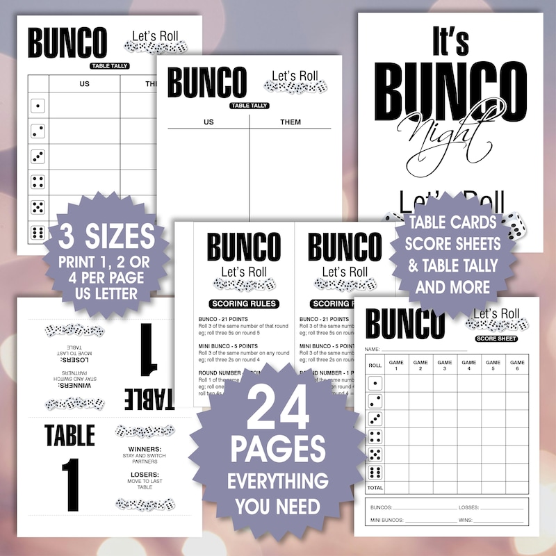 Bunco - Etsy