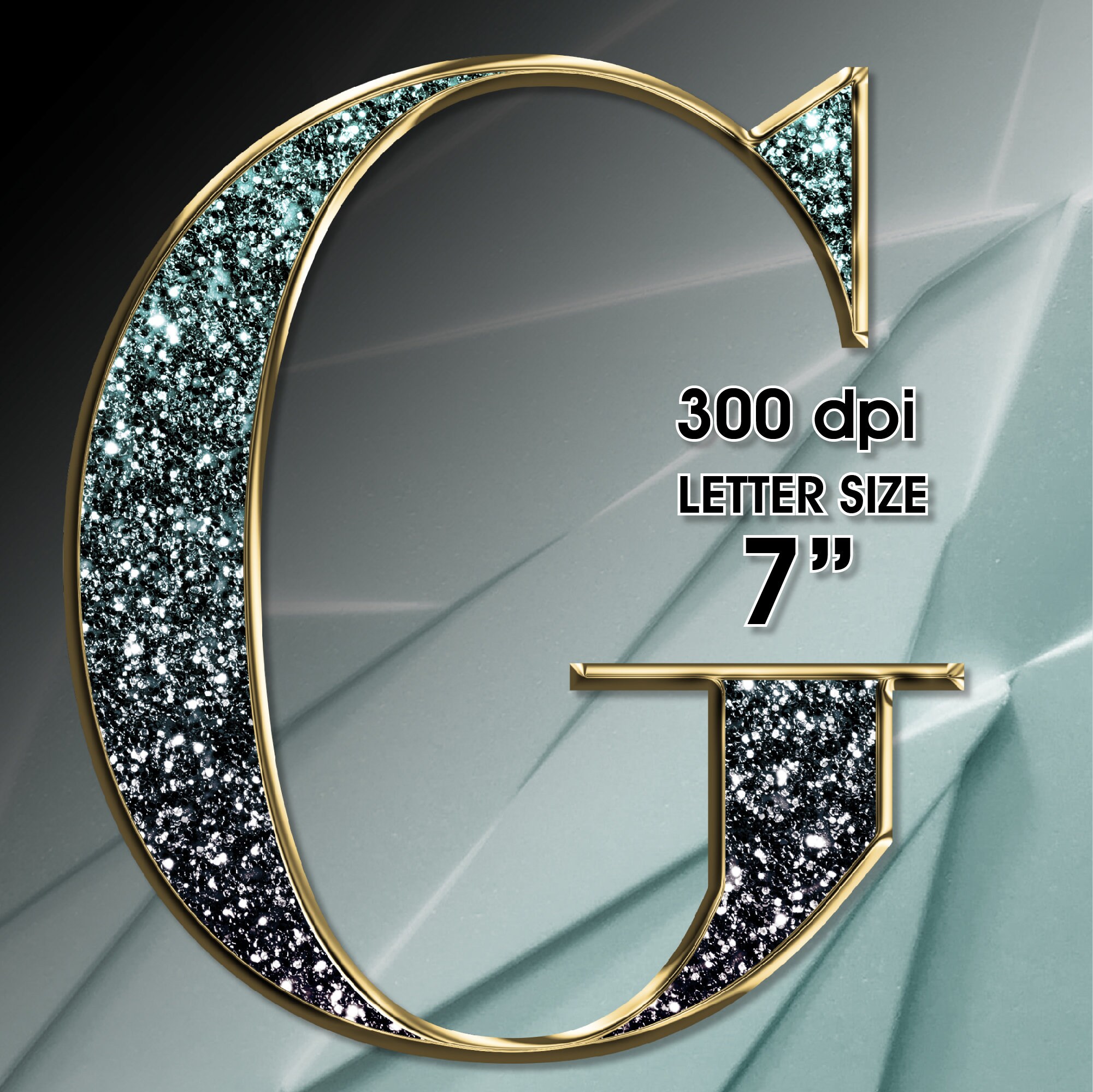 Blue Glitter Glam Alphabet, Numbers, Symbols (digital Download) - Etsy