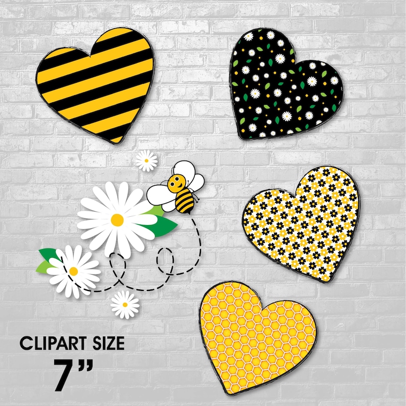 4 Bee Alphabets Clipart, PNG Digital Clip Art, Bee Letters Bundle, Cute ...