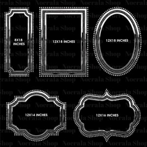 10 Silver and Diamonds Frames Clip Art, Silver Frames, Large Frames Png ...