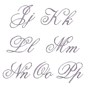 Purple Glitter Cursive Alphabet Clipart, PNG Clip Art, High Shine ...