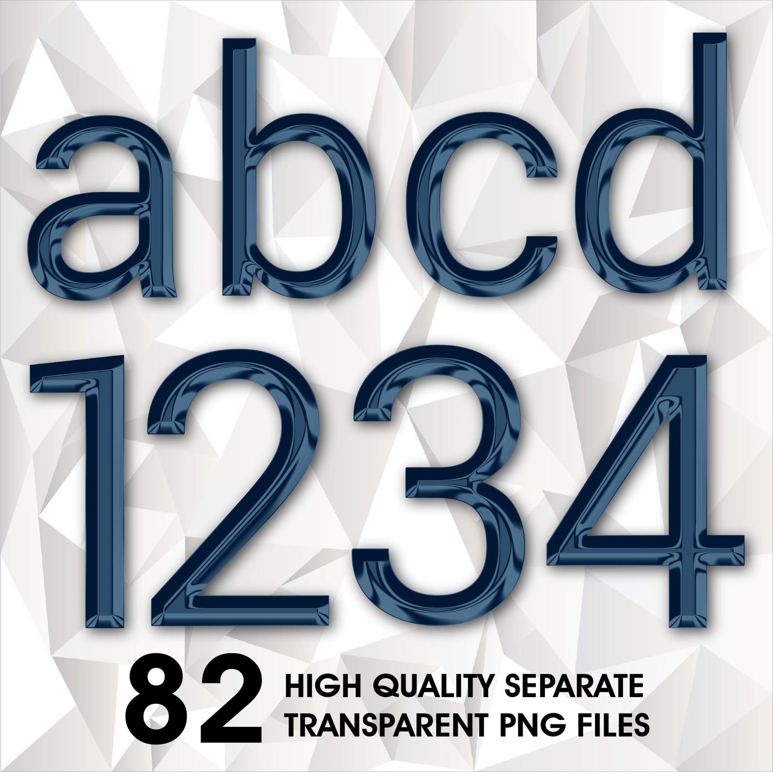 Navy Blue Chrome Alphabet Clipart, PNG Clip Art, Navy Blue Chrome ...