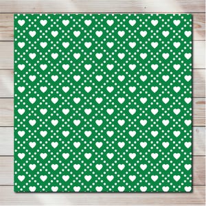 100 Argyle Hearts Digital Paper, Rainbow Colors Backgrounds, Bundle ...