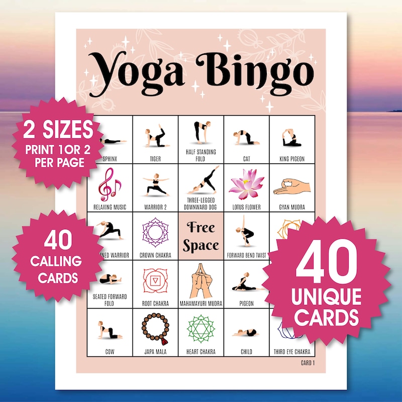 Yoga Card Games - Etsy