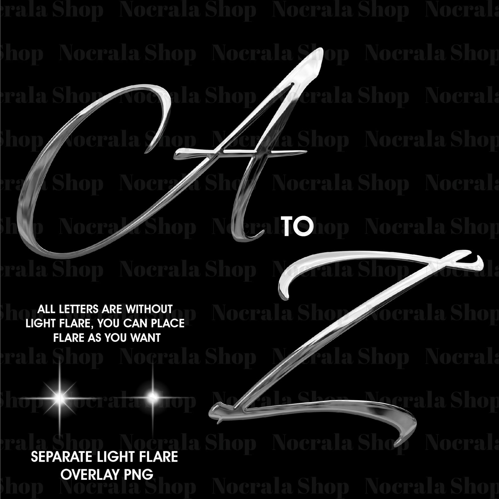 Silver Chrome Cursive Alphabet Clipart, PNG Clip Art, Silver Chrome ...