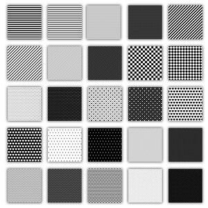 50 Classic Black & White Seamless Pattern Digital Papers, Printable ...