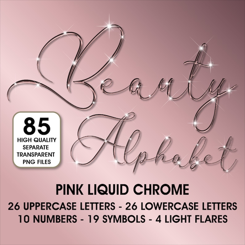 Pink Chrome Cursive Alphabet Clipart, PNG Clipart, Pink Chrome Cursive ...
