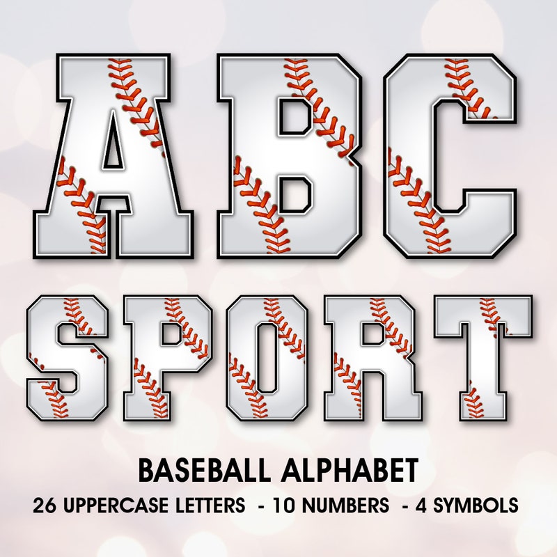 Baseball Letters - Etsy