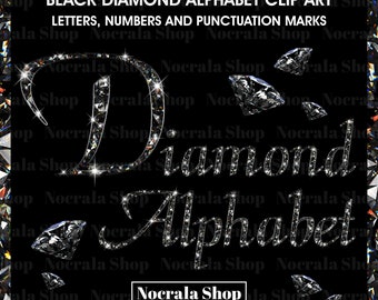 Silver Diamond Alphabet Clipart, PNG Digital Clip Art, Silver Diamond Letters, Numbers, Symbols ...