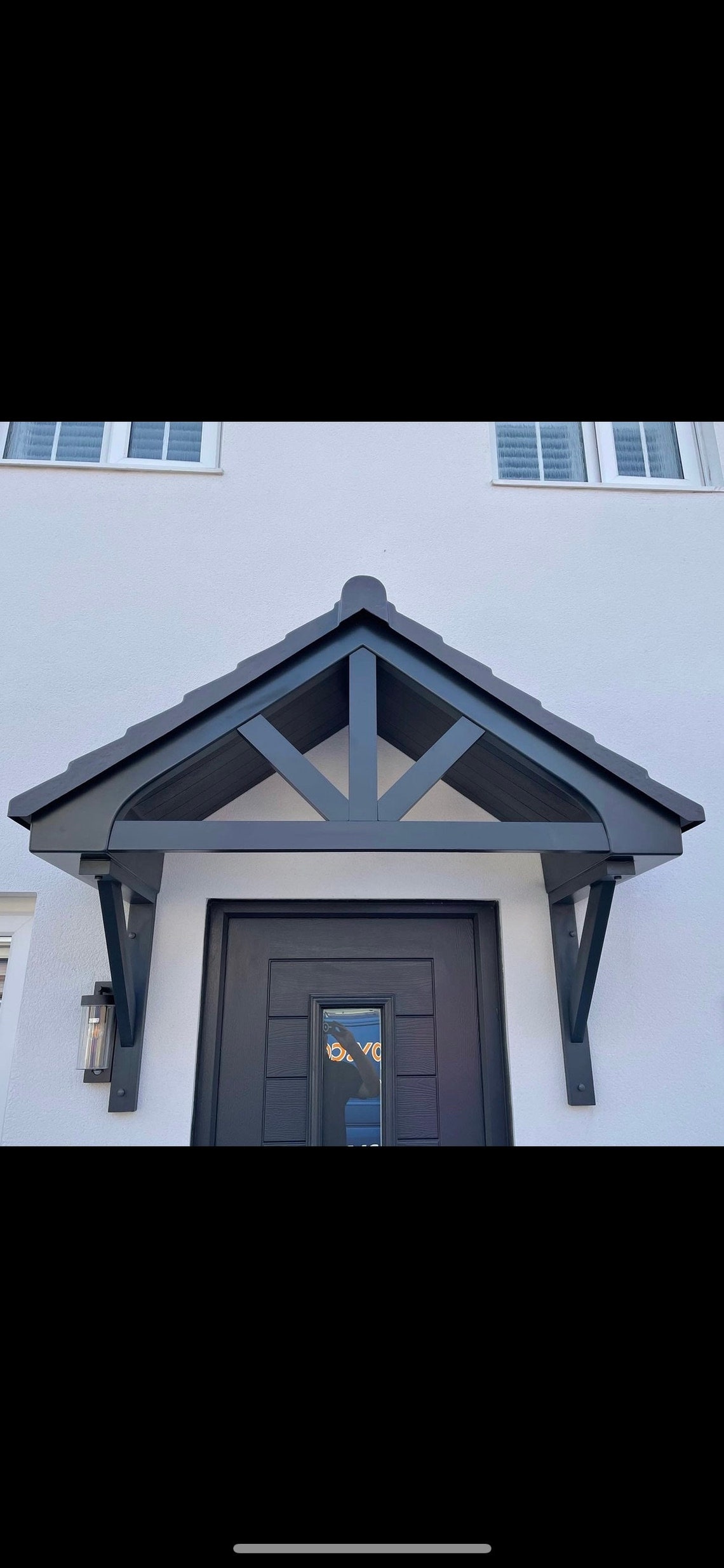 Apex Door Canopy 1500mm Anthracite Grey - Etsy UK