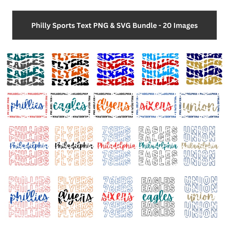 Philadelphia Eagles Font - Etsy