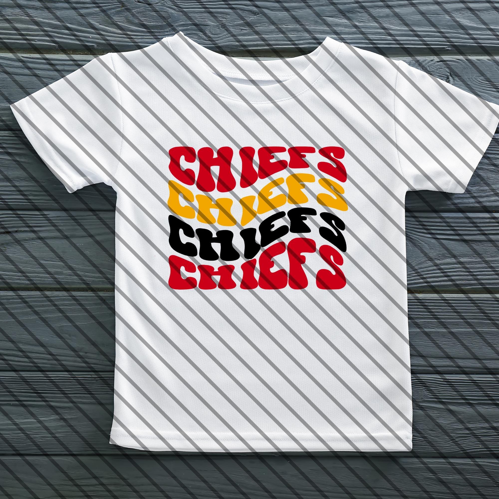 Chiefs Wavy Text PNG and SVG Instant Digital Download - Etsy