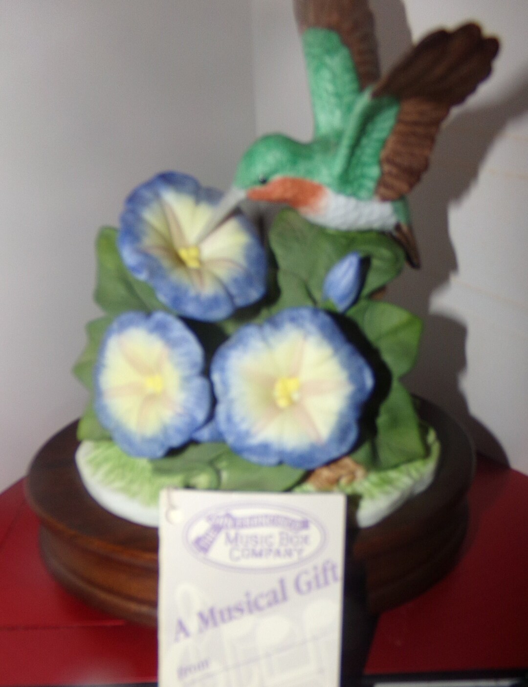 Vintage San Francisco Music Box Co. Hummingbird Music Box That Plays ...