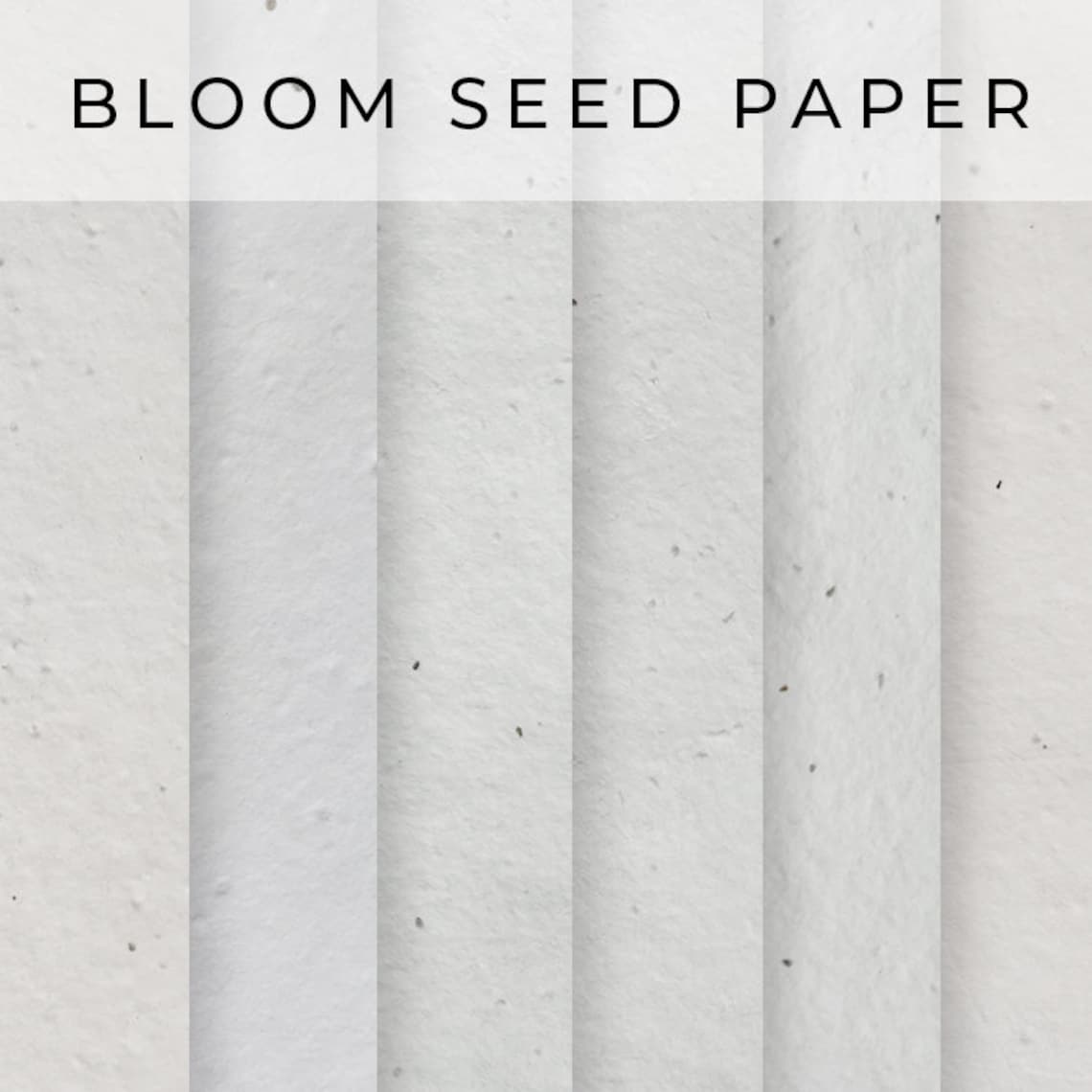 PLANTABLE SEED PAPER Eco-friendly and Plantable Seed Paper Wedding ...