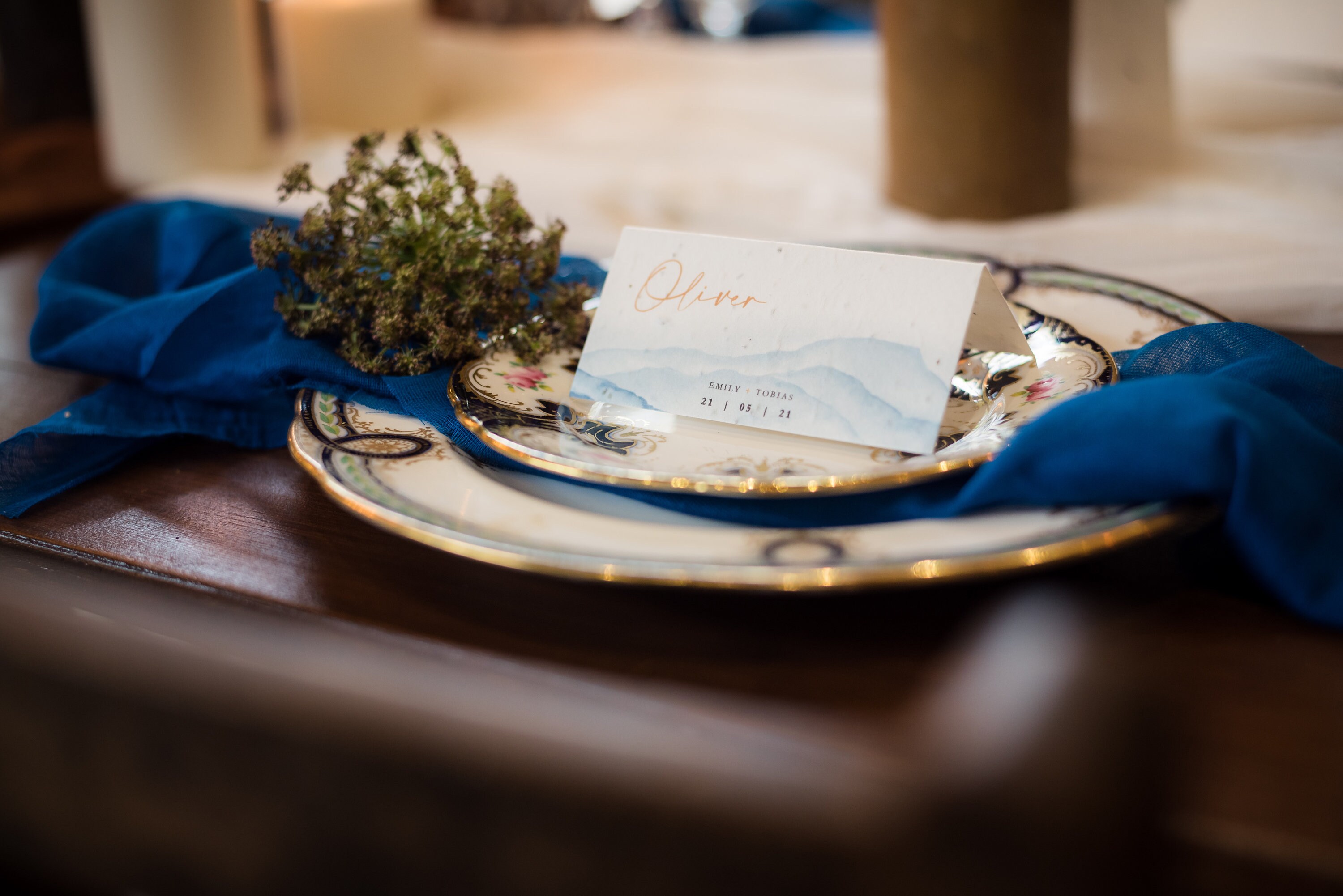 PLANTABLE SEEDED Paper Placecards, Place Names, Name Cards, Escort ...