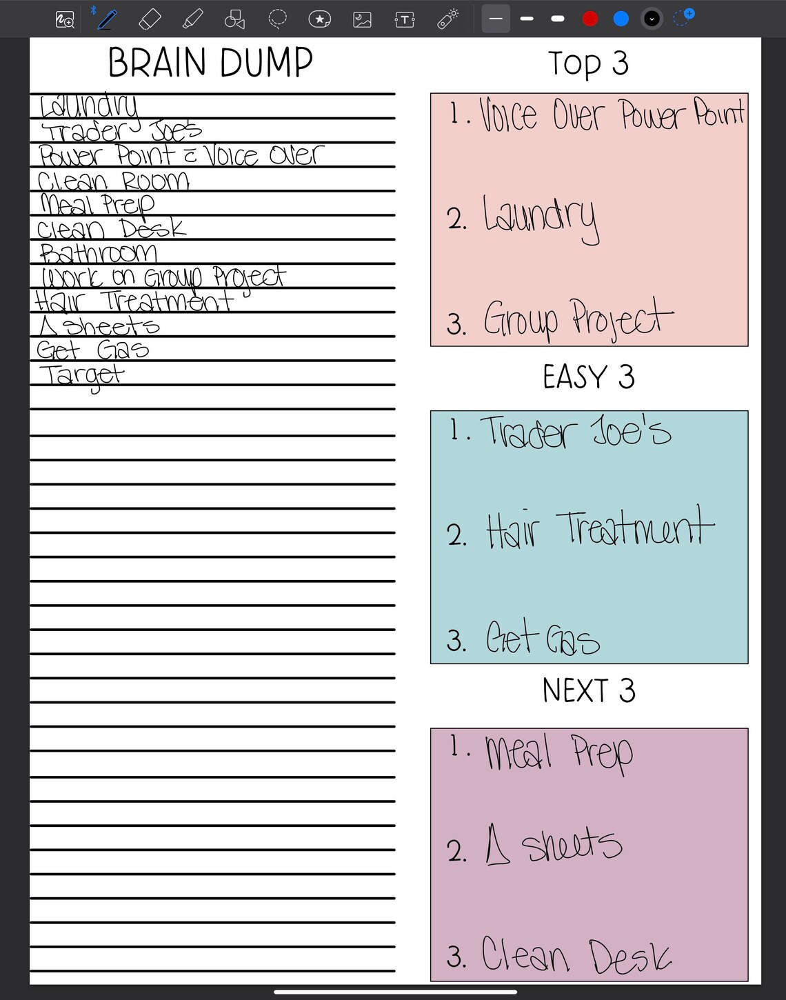 Brain Dump Bundle Printable: ADHD Planner & Thought Tracker - Etsy