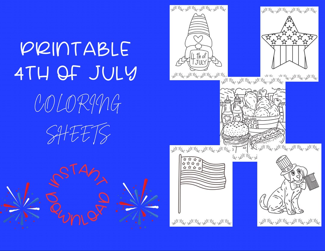 Fourth of July Coloring Pages I 26 Printable Fourth of July Coloring ...