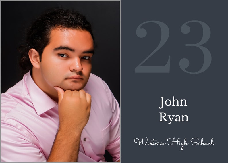 Graduation Announcement, Male Graduation Announcement, Male Graduation ...