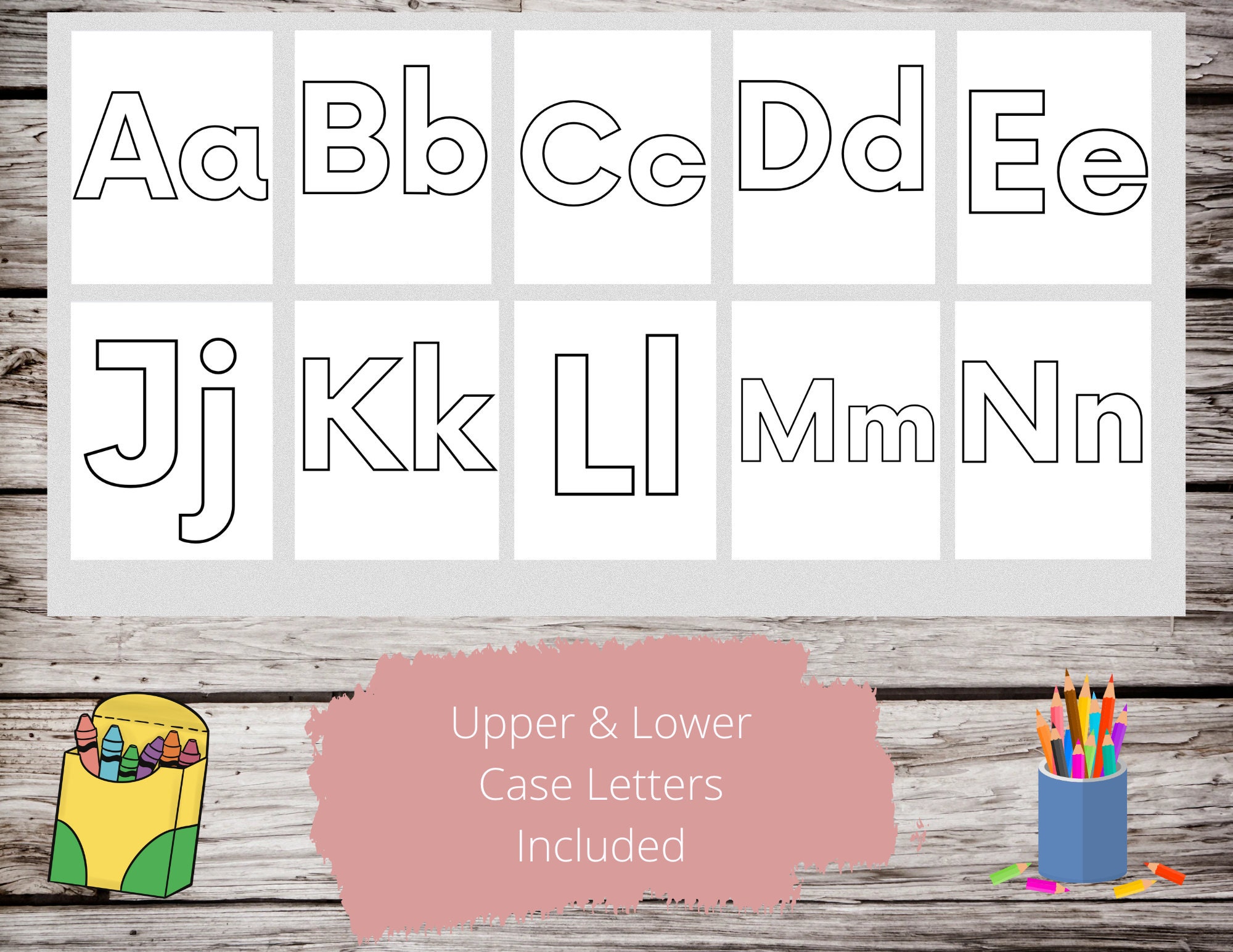 Alphabet Worksheets I Coloring I Letters I Prek I Kindergarten I Home ...