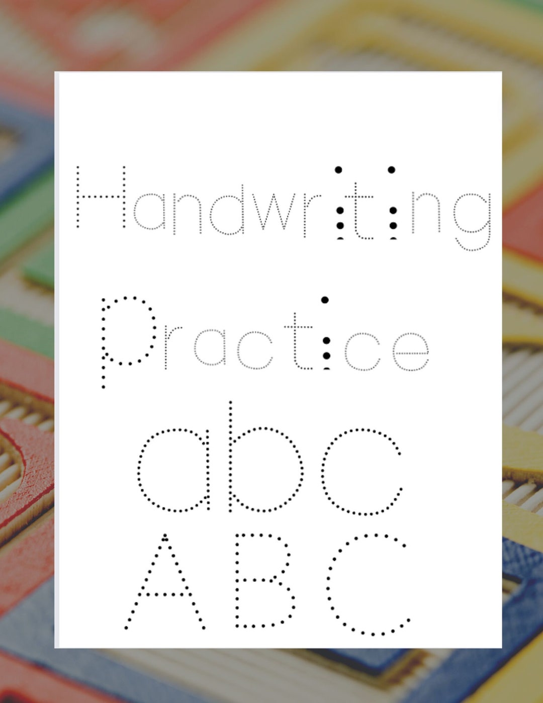 Alphabet Letters Tracing Pages Includes Upper & Lower Case Letters - Etsy