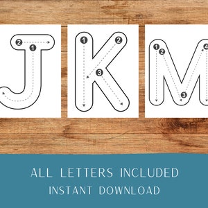 Alphabet Tracing Worksheets I Coloring I Letters I Prek I Kindergarten ...