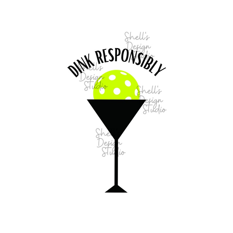 DINK RESPONSIBLY - SVG - Pickleball - Etsy