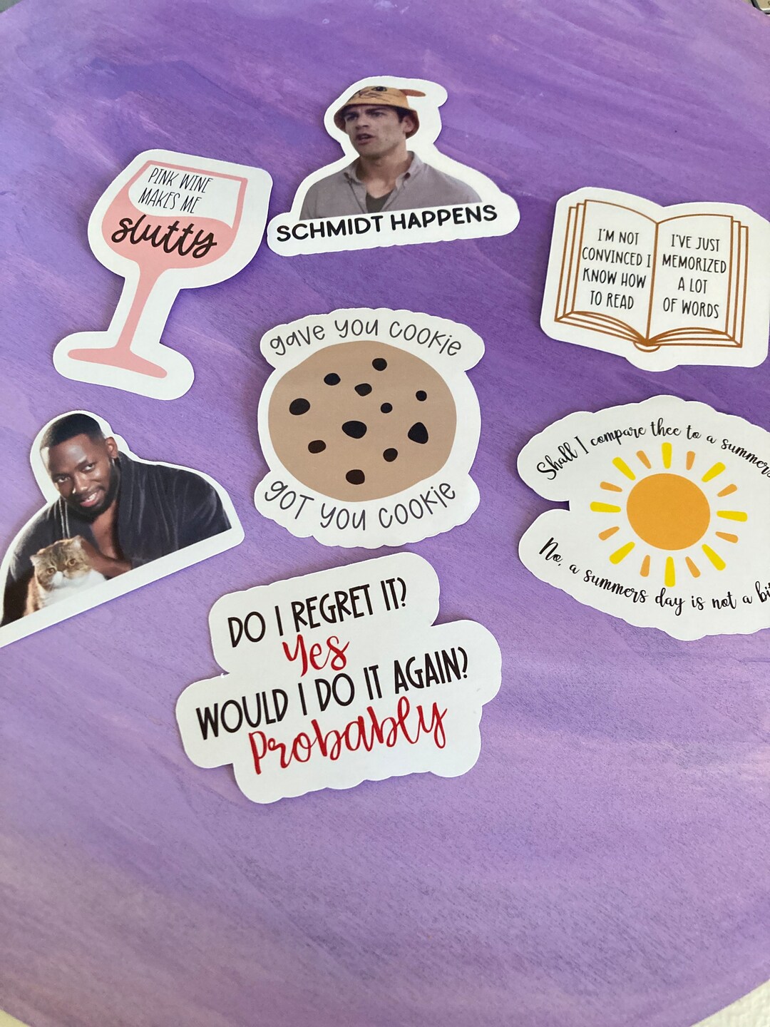New Girl Sticker Collection - Etsy