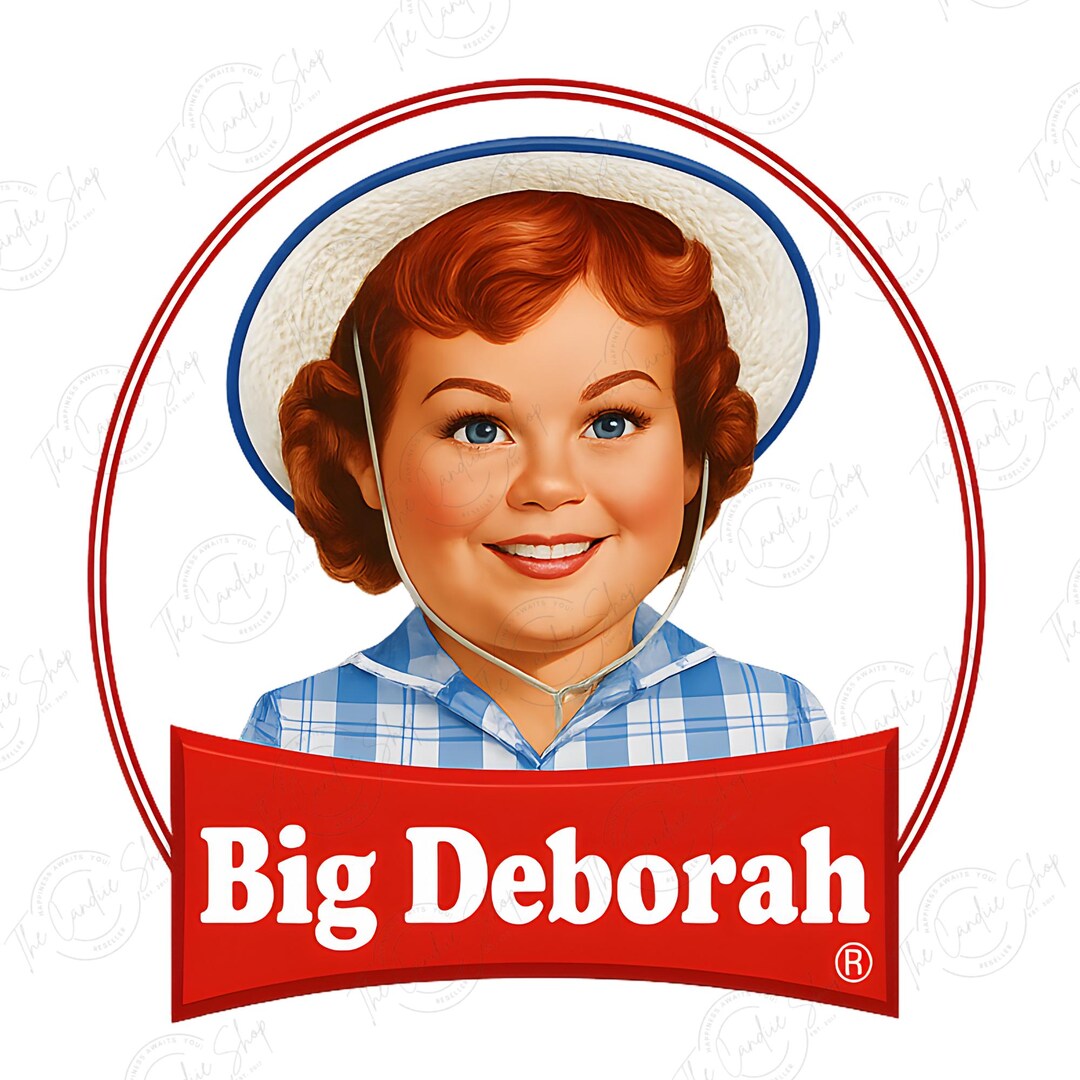 Big Deborah Retro Girl PNG • Vintage Clipart (digital Download) - Etsy ...