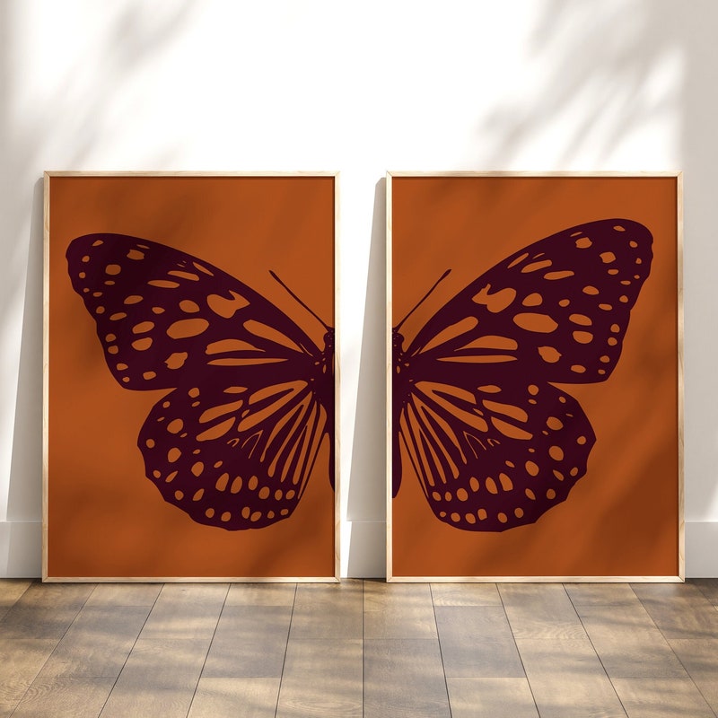 Split Butterfly Art - Etsy