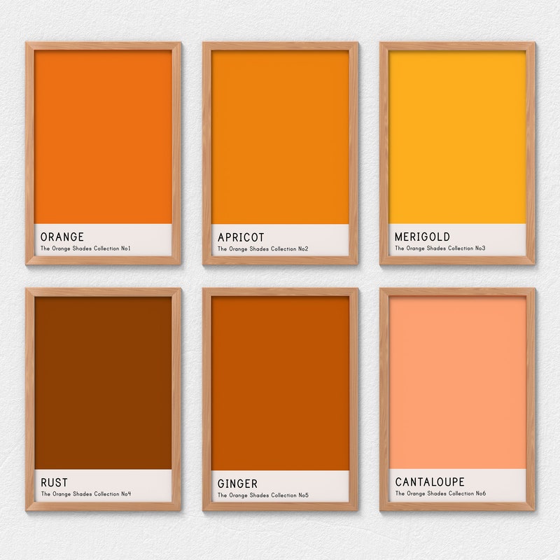 Orange Poster - Etsy