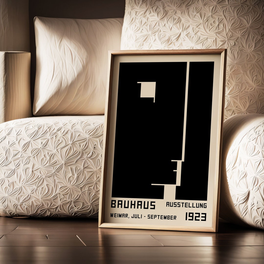 Bauhaus Ausstellung Weimar Juli - Sept 1923 Bauhaus Exhibition Poster ...